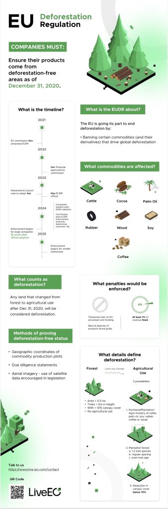 Infographic: New EU deforestation regulation milestones to protect ...